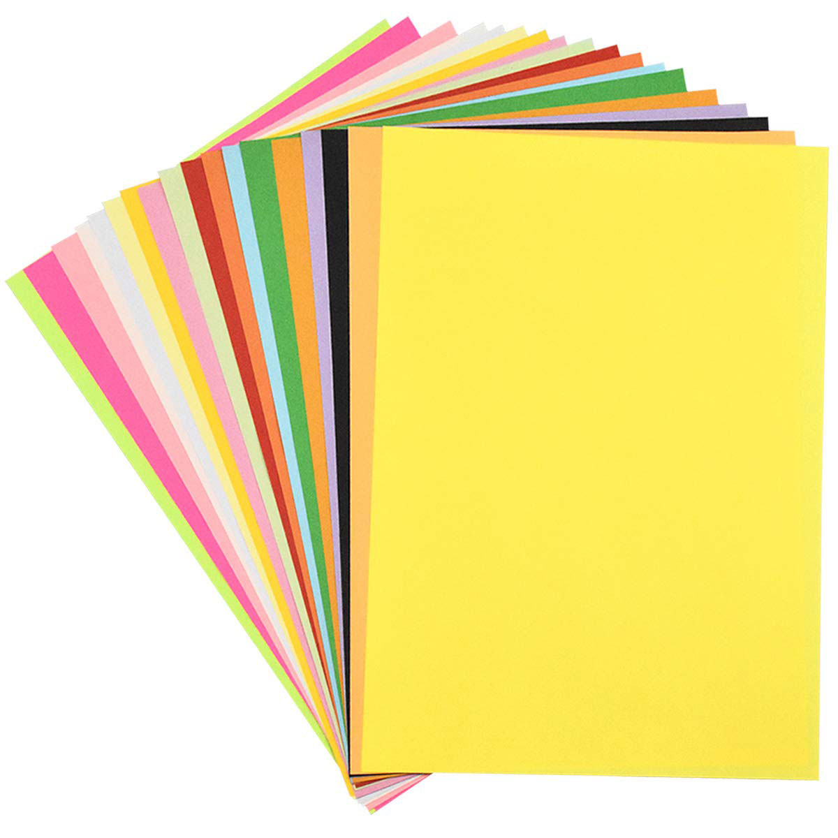 Color Paper A4 60 to 65gsm (100 Sheets) - TsStationers.Pk